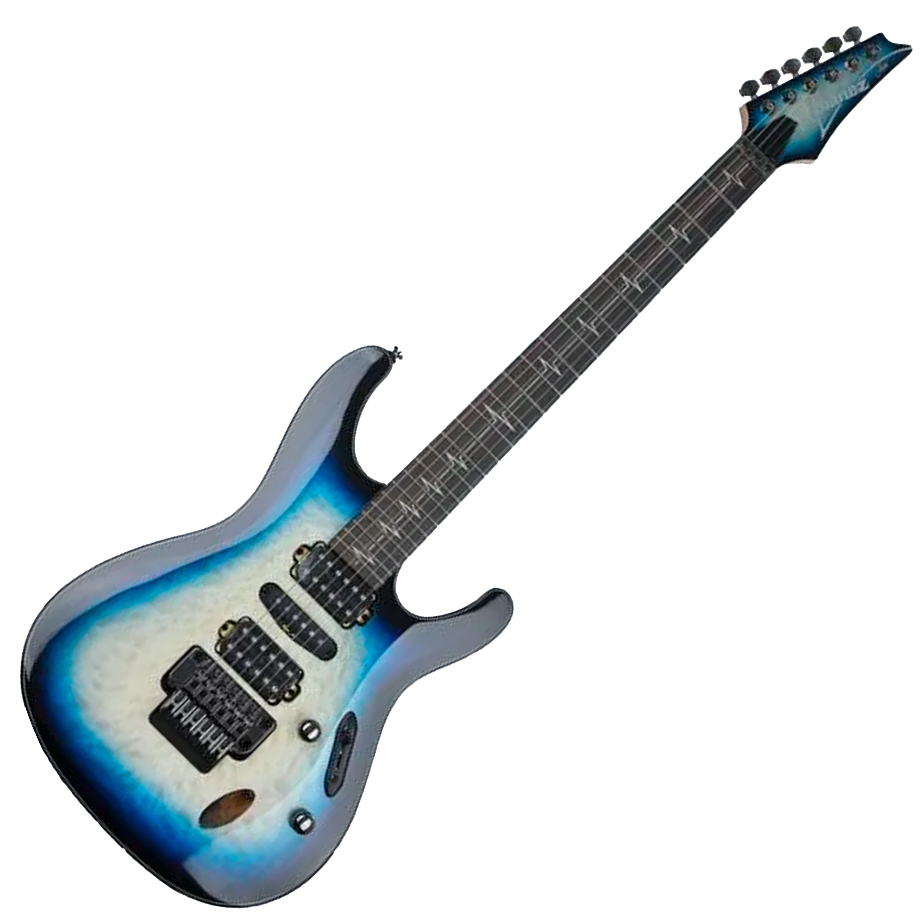 Guitarra eléctrica Ibanez JIVAJR Nita Strauss color Deep Sea Blonde ...